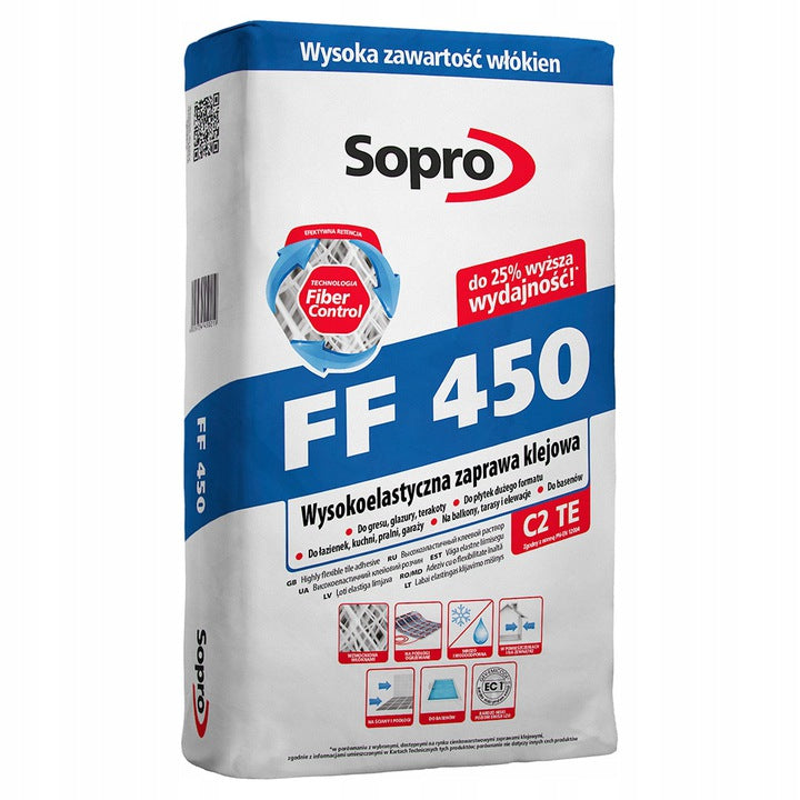 Sopro FF 450 Highly flexible adhesive mortar 25kg — Protym