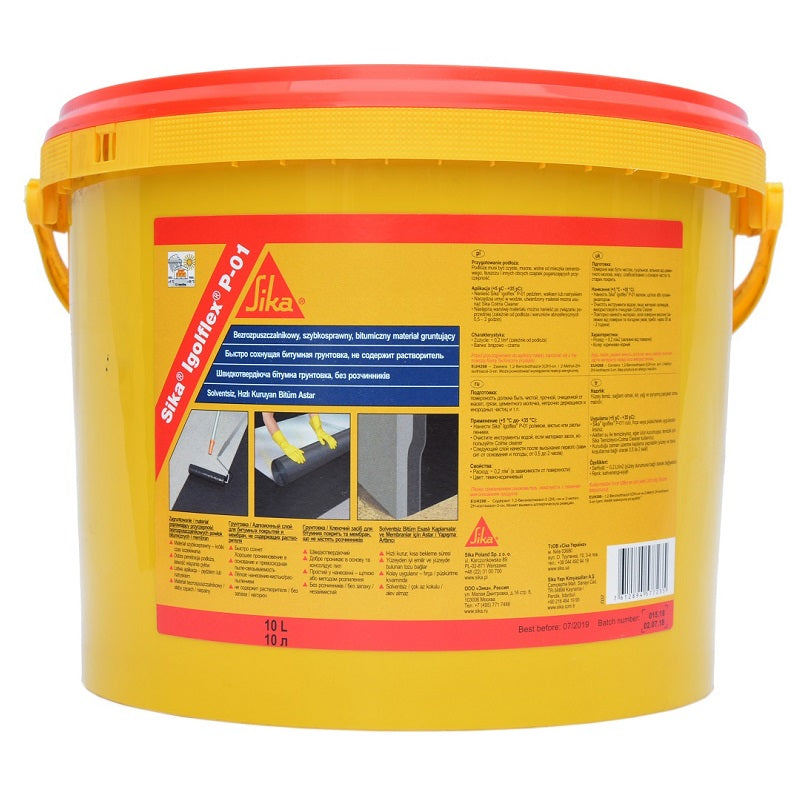 Sika Igolflex P-01 10L - bitumen priming emulsion — Protym
