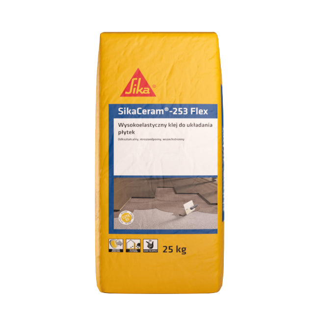 SikaCeram 253 Flex cementitious tile adhesive 25kg — Protym
